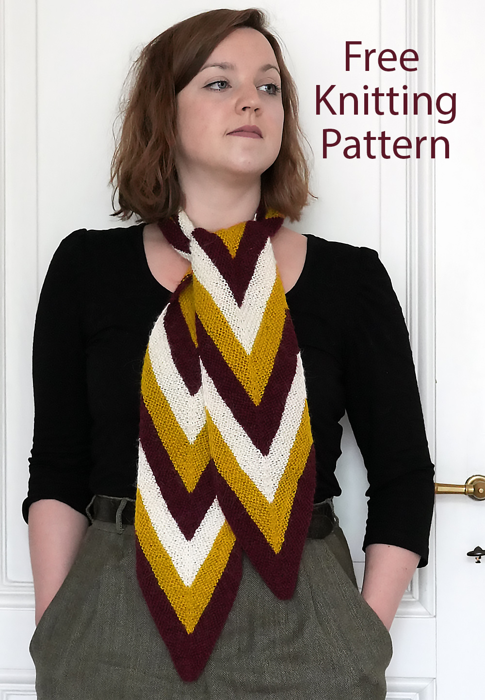 Striped Scarf Knitting Patterns - In the Loop Knitting