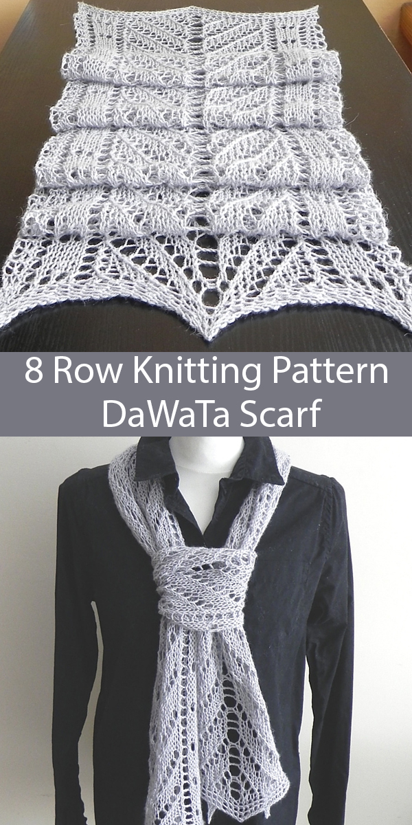 8 Row Repeat Scarf Knitting Patterns- In the Loop Knitting