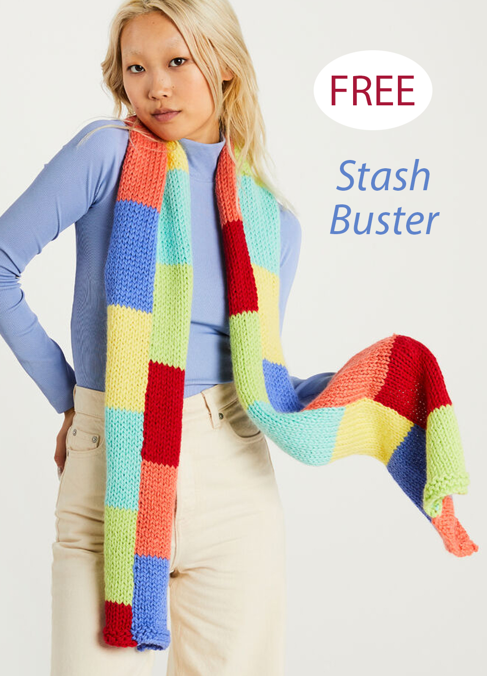 Striped Scarf Knitting Patterns - In the Loop Knitting