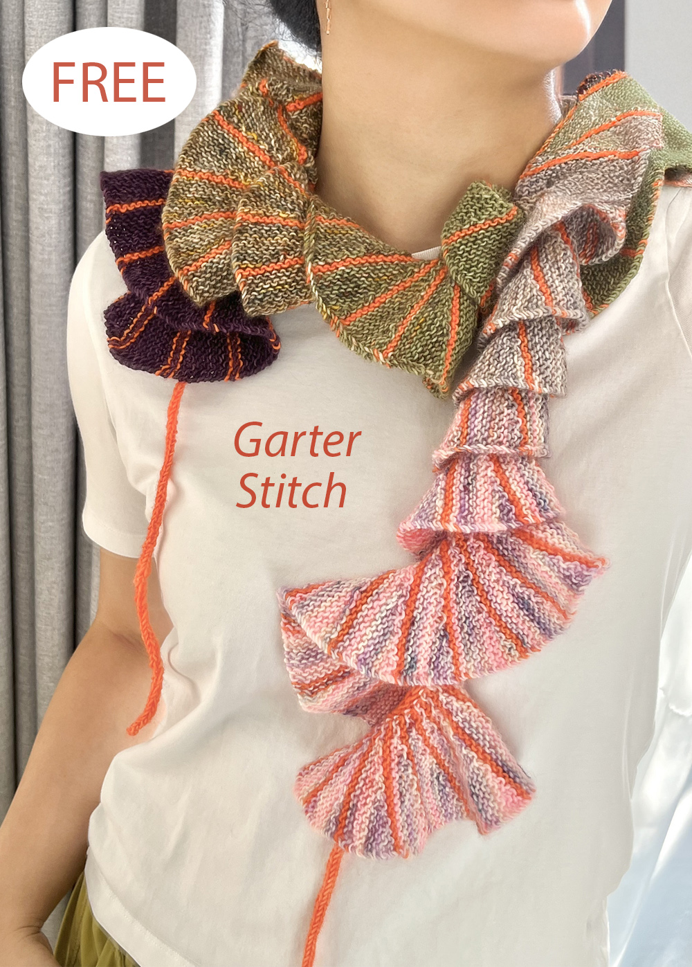 Striped Scarf Knitting Patterns - In the Loop Knitting