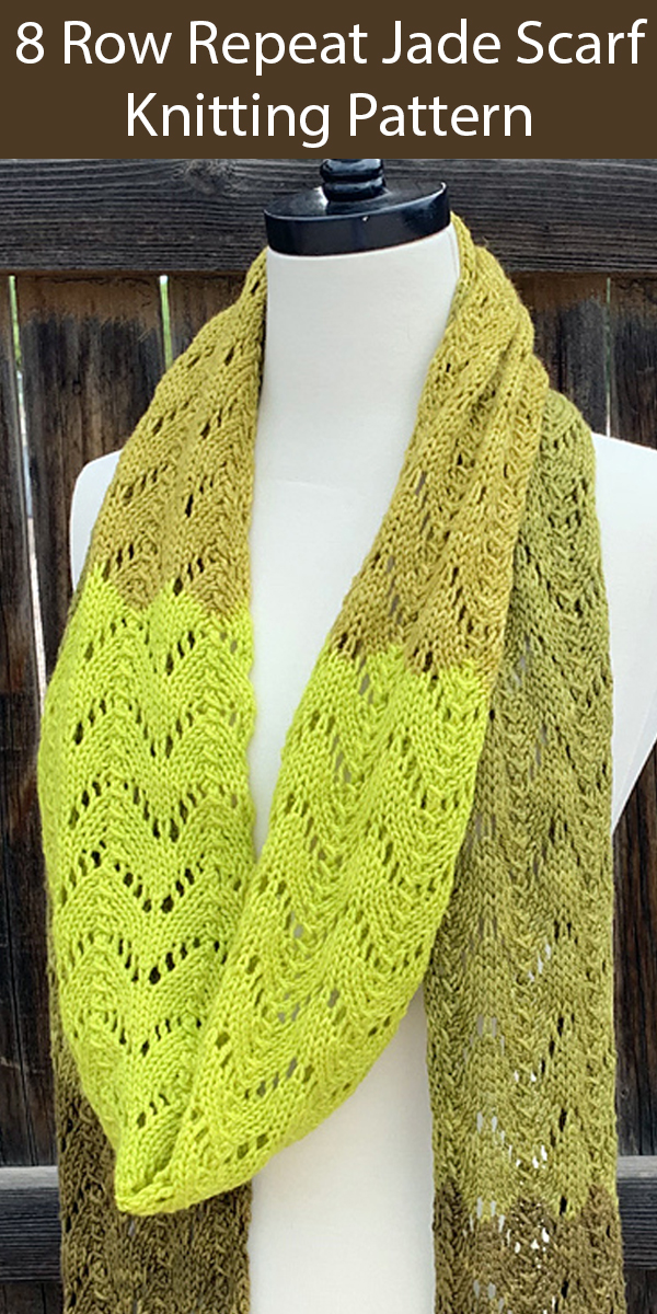 8 Row Repeat Scarf Knitting Patterns- In the Loop Knitting