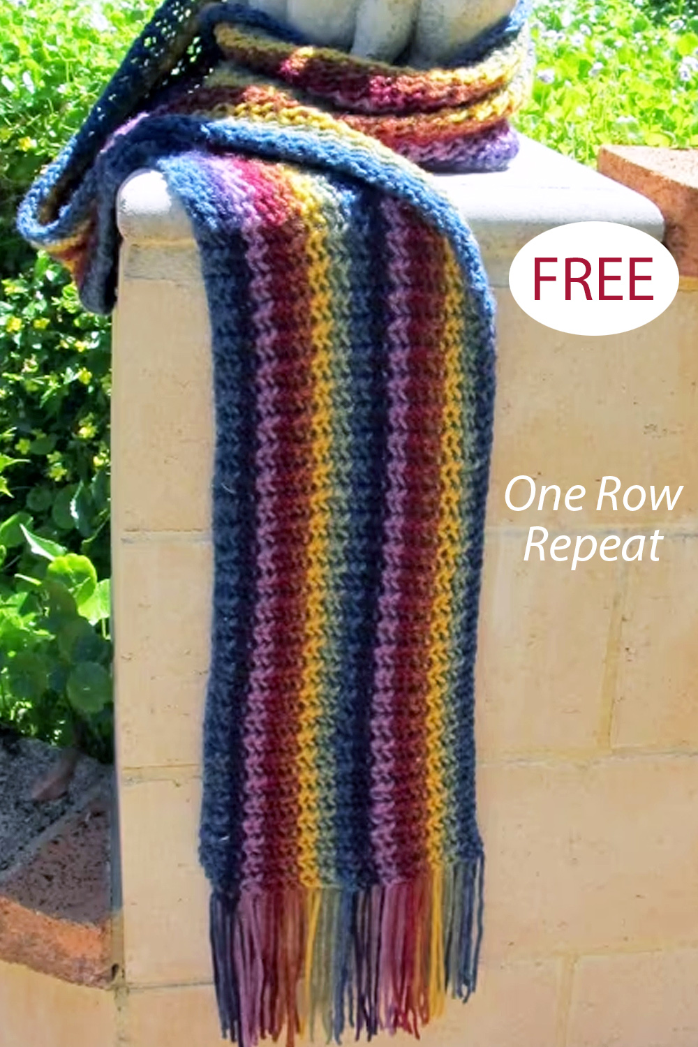 Striped Scarf Knitting Patterns - In the Loop Knitting