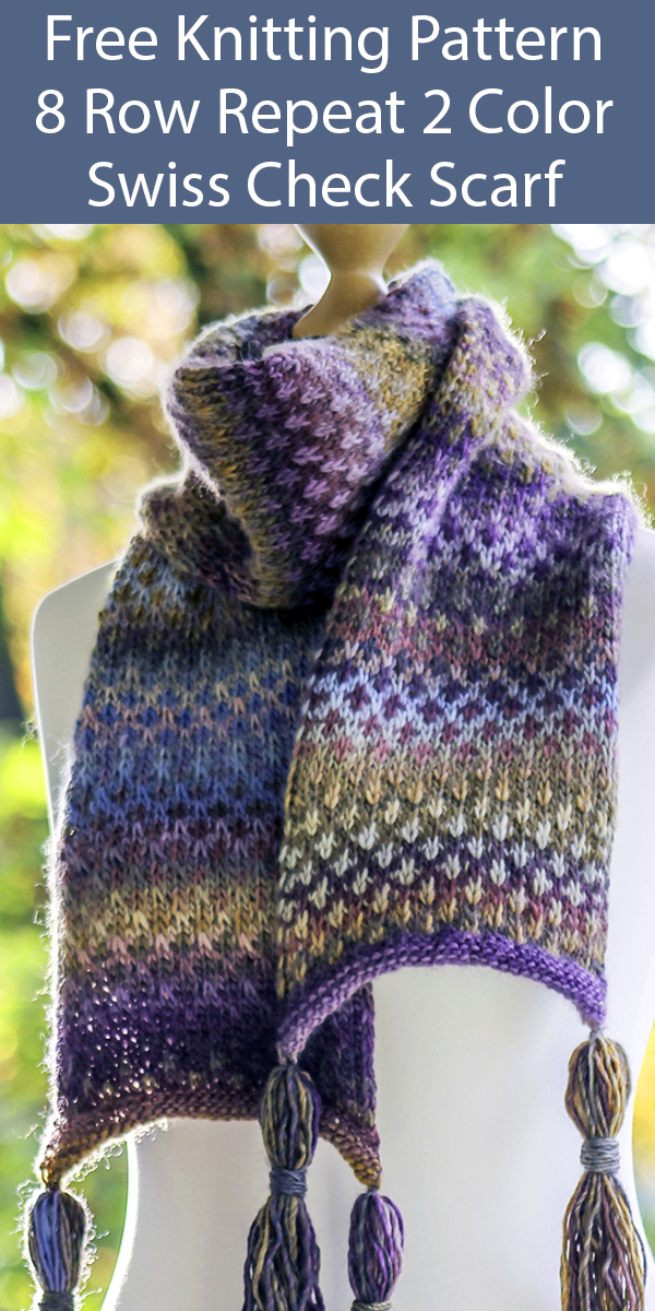 8 Row Repeat Scarf Knitting Patterns- In the Loop Knitting