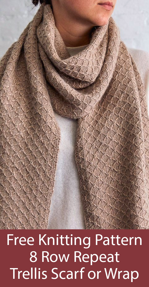 8 Row Repeat Scarf Knitting Patterns- In the Loop Knitting