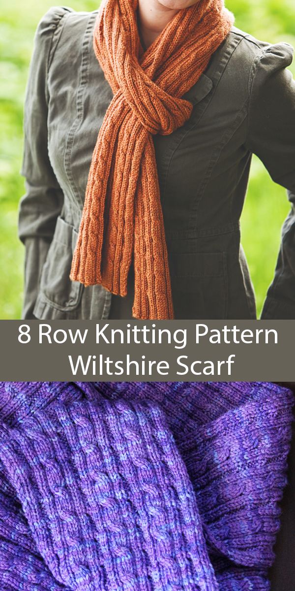 8 Row Repeat Scarf Knitting Patterns- In the Loop Knitting